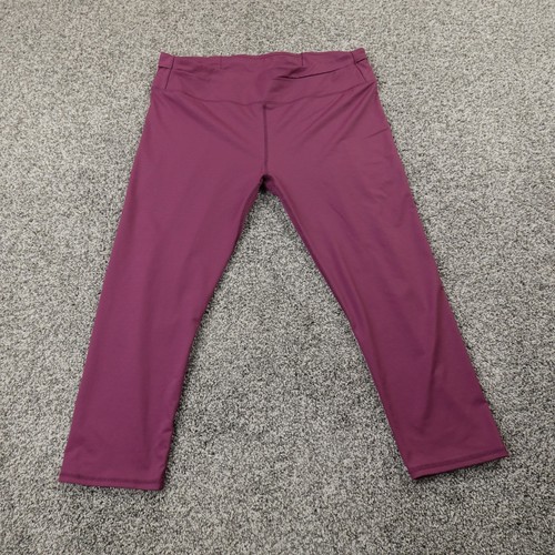 Fabletics Leggings Womens 2XL Purple Crop Yoga Pants Compression ...