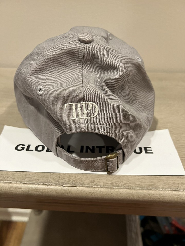 The Tortured Poets Department Smoke Gray Dad Hat Cap Taylor Swift TTPD ...