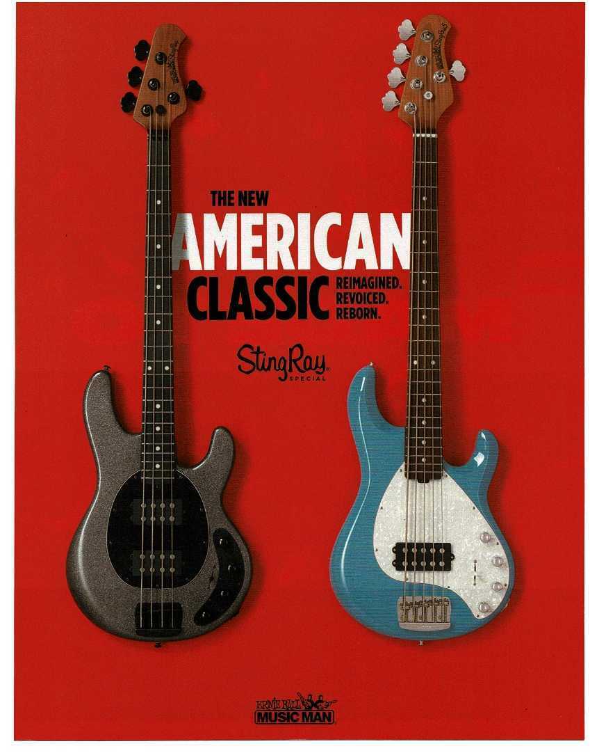 2019 MUSIC MAN Stingray Special Bass Guitar Magazine Ad | eBay
