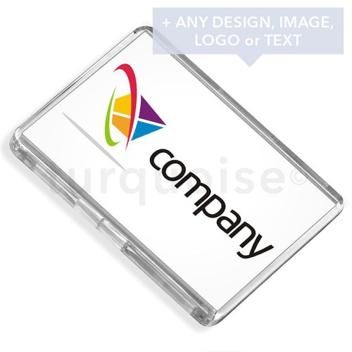 Personalised Promotional Custom Business Fridge Magnets 70 x 45 mm ...