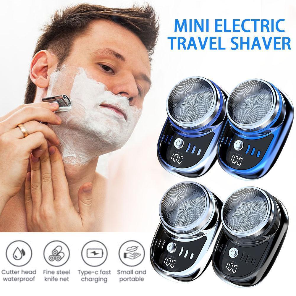 Mini Portable Electric Razor For Men USB Rechargeable Beard r Trimme ...