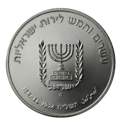 Israel Coin David Ben-Gurion 26g Silver Proof 25 Israeli Lirot | eBay