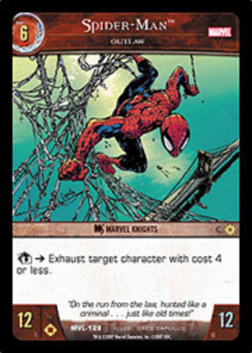 VS System: Spider-Man, Outlaw [Played] Marvel Legends TCG CCG Classic ...