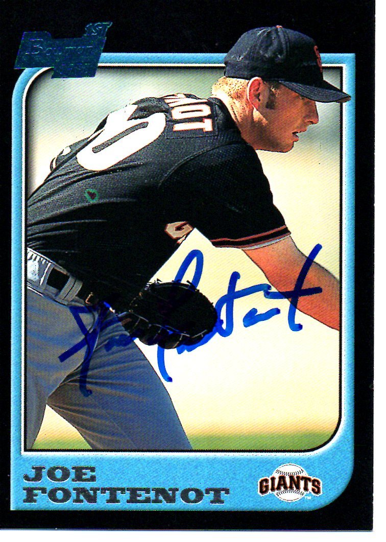 Joe Fontenot San Francisco Giants 1997 Bowman Rookie Signed Card | eBay