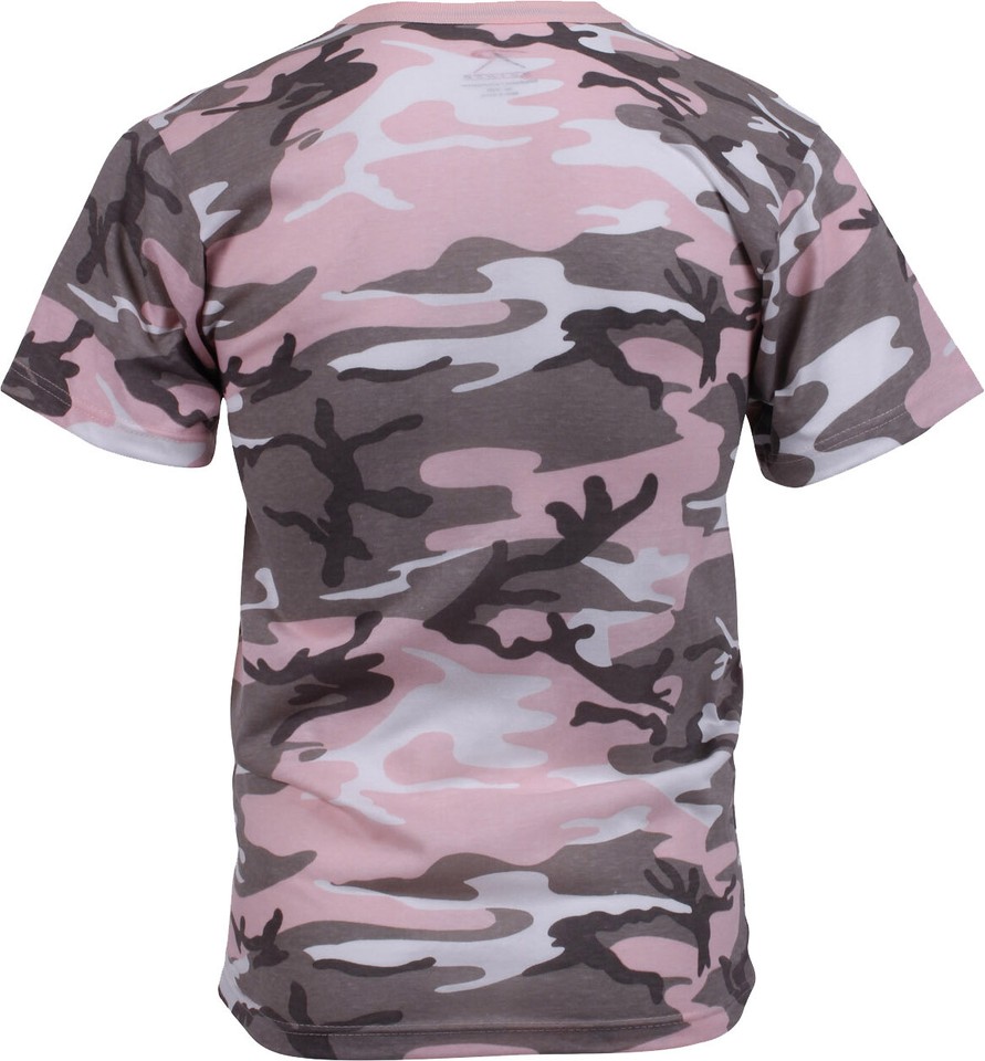 Camo T-Shirt Tactical Tee Short Sleeve Military Army Camouflage Uniform ...