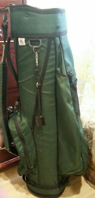 Vintage Ron Miller PRO MODEL Golf Bag Green vinyl | eBay