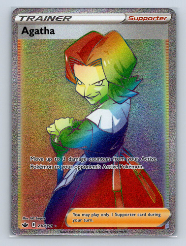 Agatha 210/198 Rainbow Full Art Chilling Reign Pokemon TCG | NM | eBay