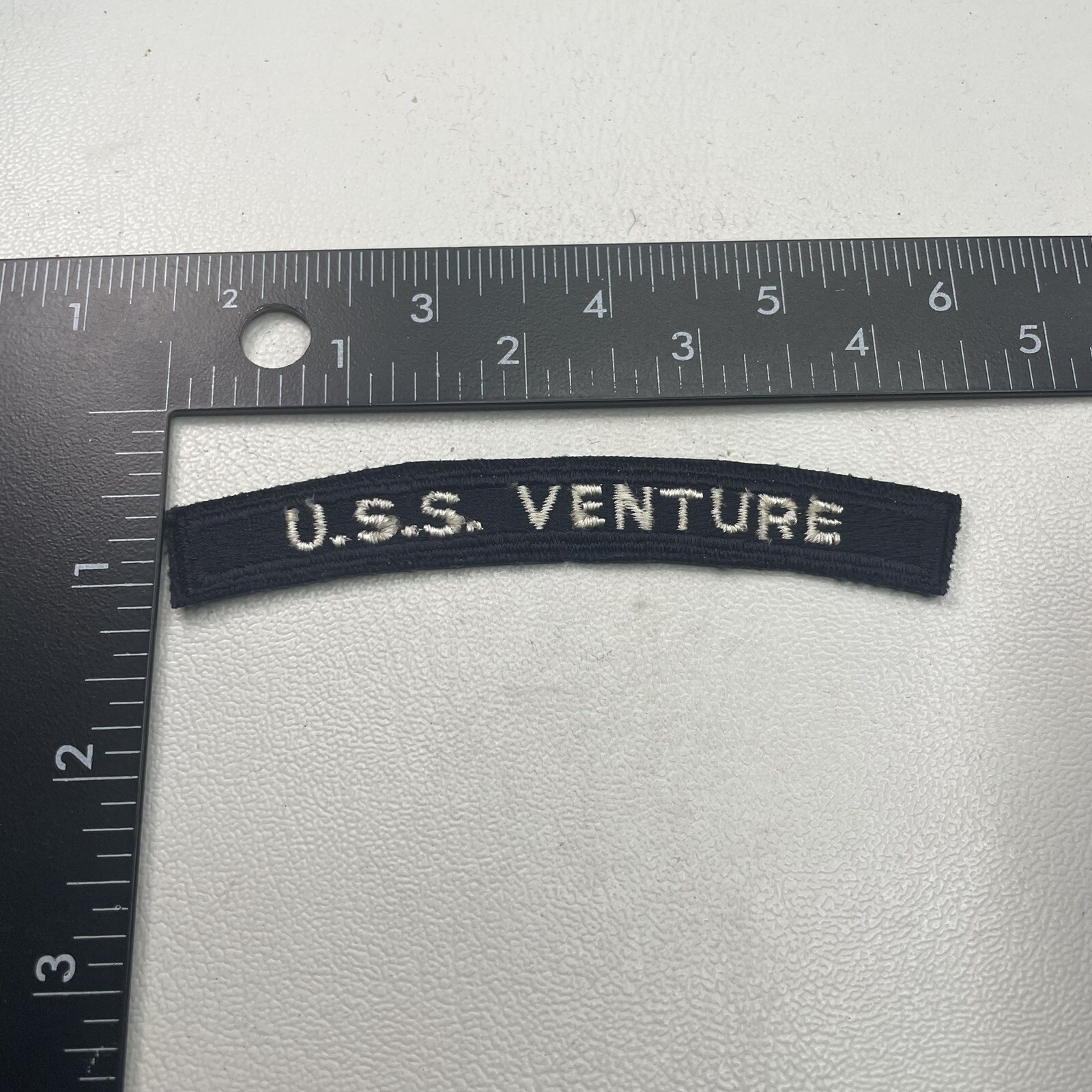 Naval Vessel USS VENTURE Navy Tab Patch (Rocker, UIM) 05Z9 | eBay