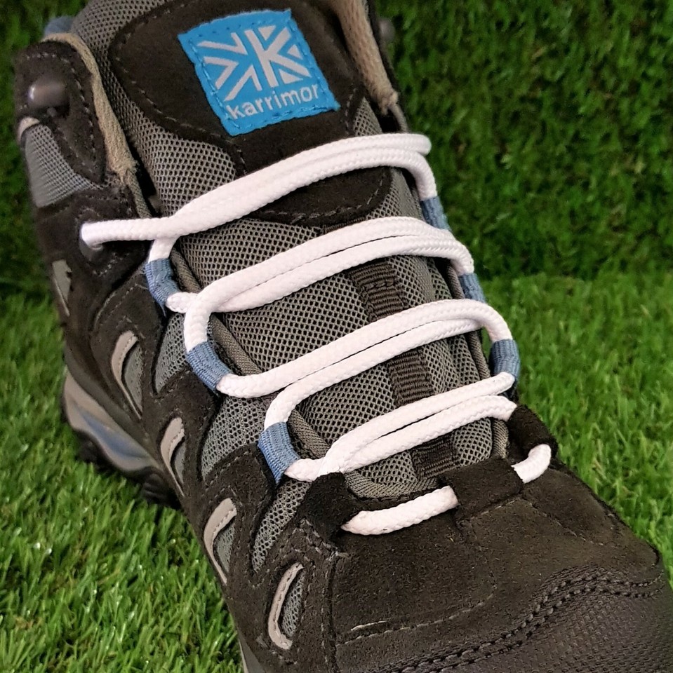 Fabmania® Laces - 4mm Round Polyester Boot Laces - Ideal for Walking ...