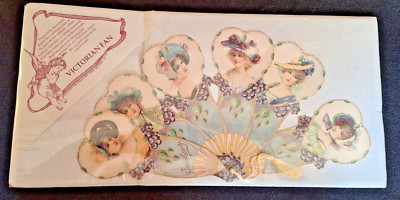 Victorian Die-Cut Fan Repro Gallery Graphics - New in sealed package ...