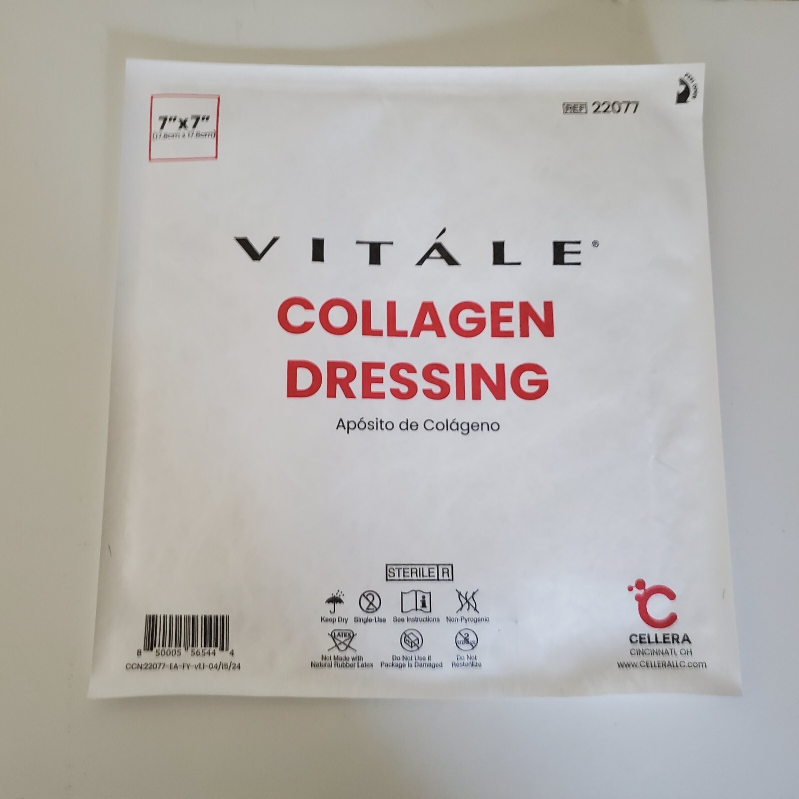 Lot of 29 Vitále Collagen Sheets 7 x 7 Wound Healing Dressings Sealed 6 ...
