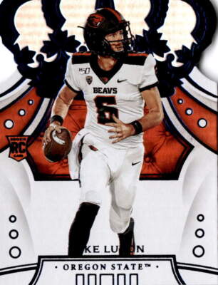 2020 Panini #91 Jake Luton Crown Royale Draft Picks Oregon State ...