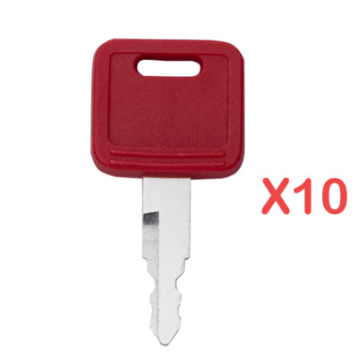 10 For John Deere & Hitachi Excavator Ignition Keys For Case Dozer New ...