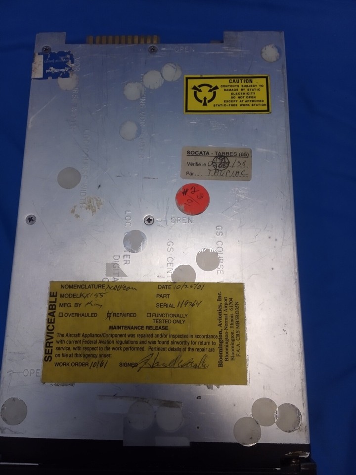 KING KX-155 NAV/COM Radio PN 069-1024-39 | eBay