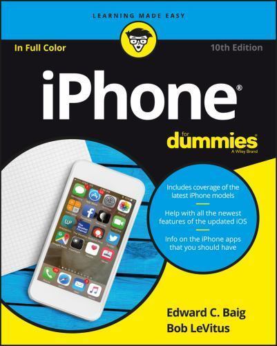 iPhone for Dummies by Baig, Edward C.; LeVitus, Bob 9781119283133| eBay