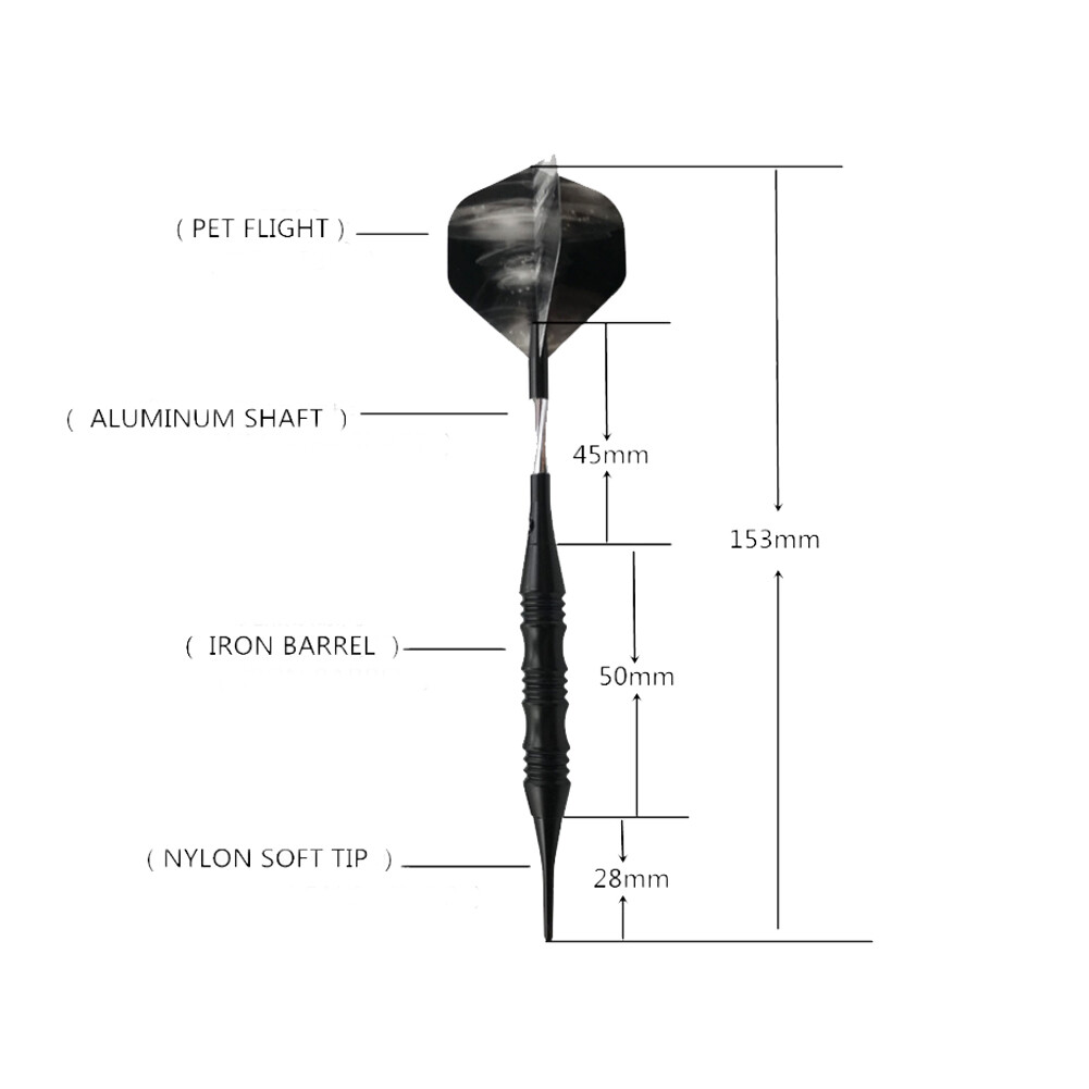 Cavalier 3pcs Soft Tip Darts for Electronic Dartboard Training Darts ...