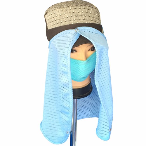 Hats Detachable Neck Face Sunshade Anti-UV Sun Shade Sun Visor for ...