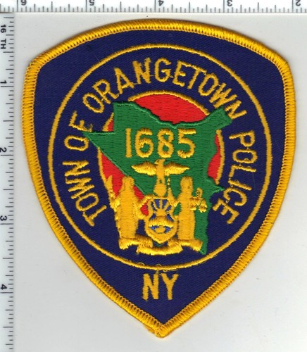 Town of Orangetown Police (New York) 2nd Issue Narrow Letters Shoulder ...