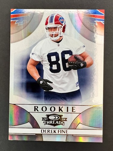 2008 Donruss Threads #176 Derek Fine /999 RC Buffalo Bills | eBay