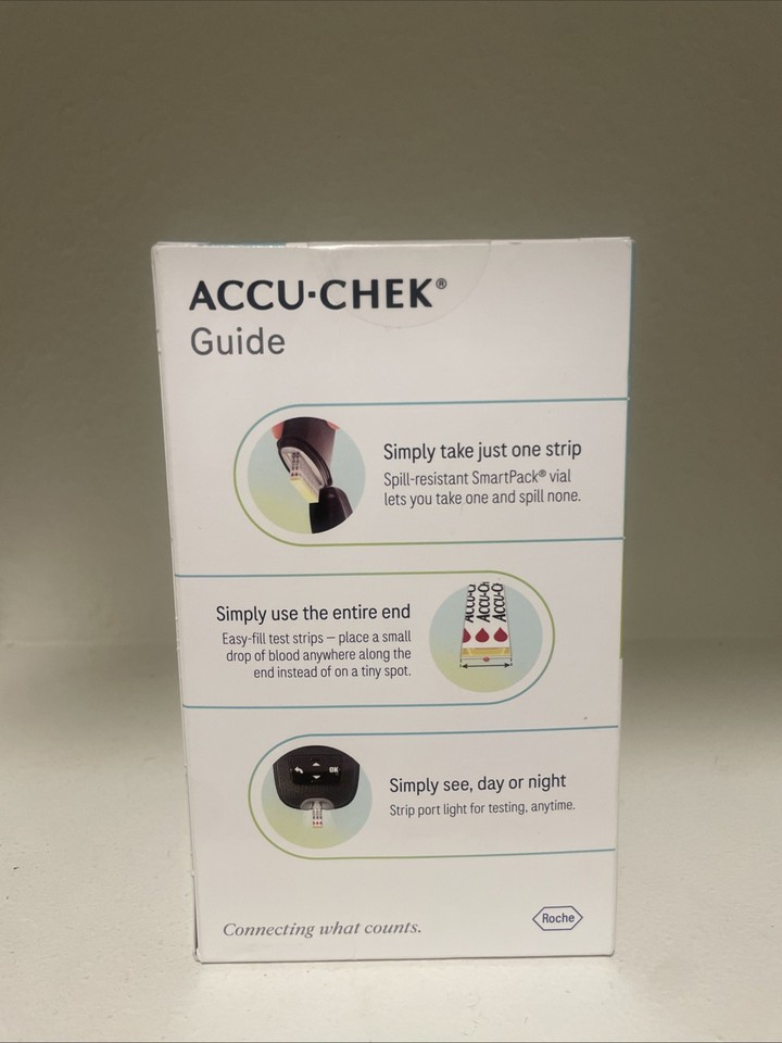 Accu-Chek Guide Meter Diabetes Kit Blood Glucose Monitoring System, Exp ...