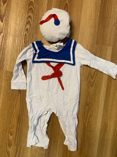 Ghostbusters Stay Puft Baby Costume 12-24 Months Good Condition | eBay