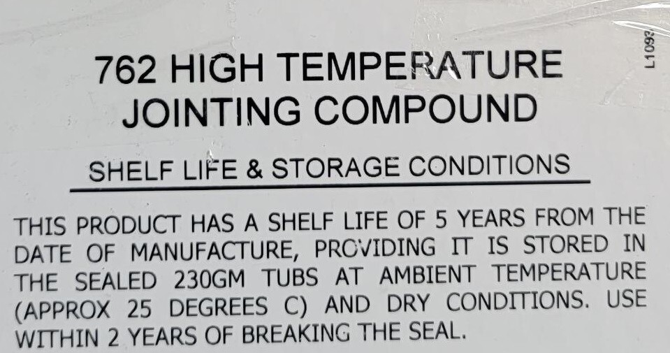 Fuchs 762 Hi-Temp Joint Compound Renolit/Silkolene Part# P0230281 ...