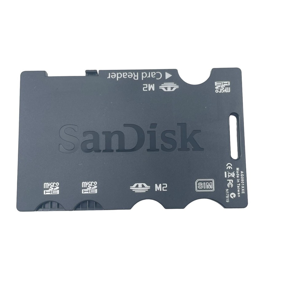 Sandisk MicroSD & M2 USB 2.0 Slim Card Reader With 4 Storage Slots ...