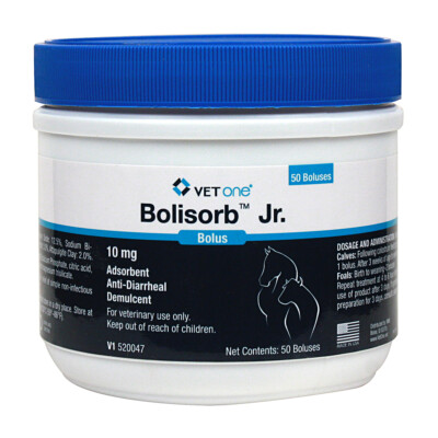 Bolisorb Jr Foal & Calf Anti Diarrhea Scour Bolus 50 Count Clay Caolin ...