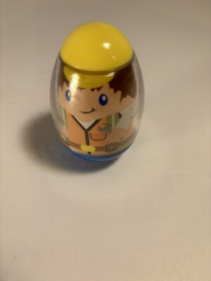 Weeble by Hasbro, Construction worker 2009 hard plastic, 3inch tall | eBay