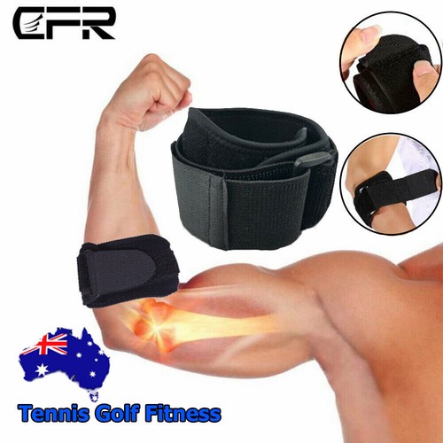 Adjustable Tennis/Golf Elbow Support Brace Strap Band Forearm ...