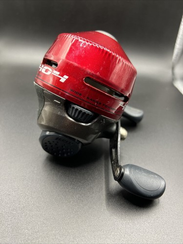 ZEBCO 404 Spincast Fishing Closed Reel Only 404KR-GWH6 Red Gray | eBay