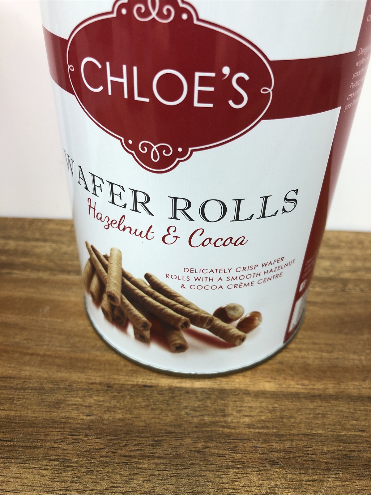 Chloe’s Wafer Rolls 400g X 2 Biscuits Hazelnut & Cocoa , Ice Cream ...