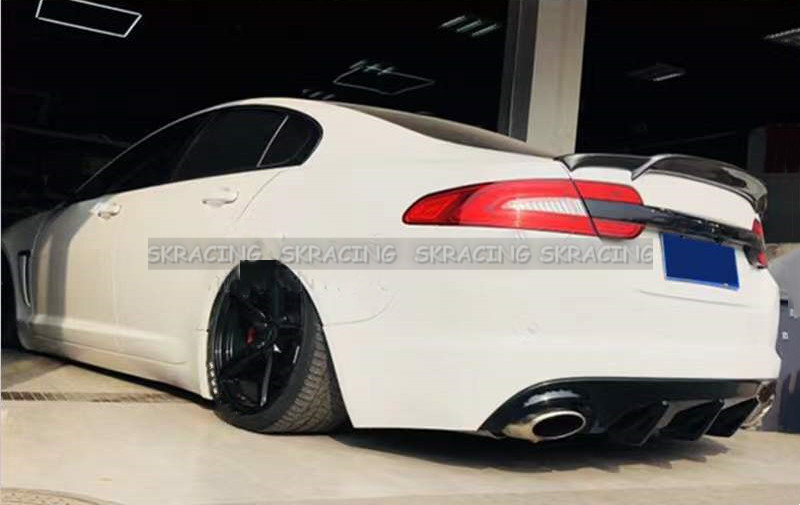 Real Carbon Fiber Rear Trunk Lip Spoiler Wing Bodykit Fits 2012-2015 ...