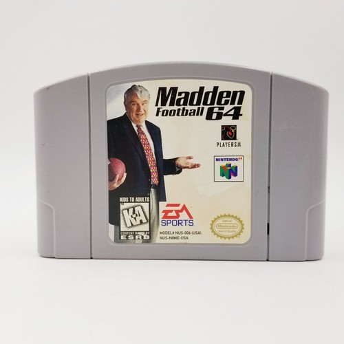 Madden Football 64 (Nintendo 64, 1997) - Tested - Authentic - N64 ...