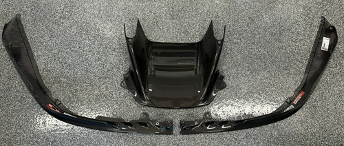 Ferrari SF90 Carbon Fiber SET front spoiler splitter center bumper ...