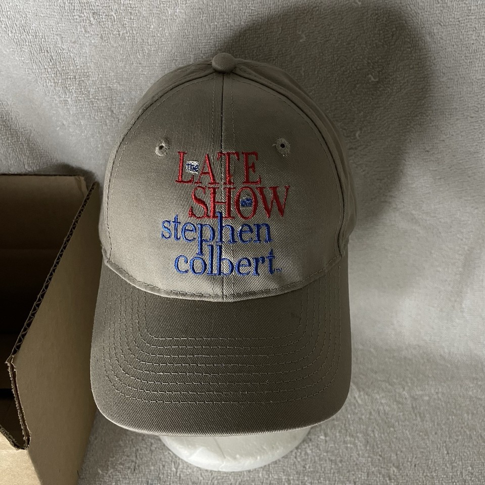 "Late Show Stephen Colbert" Official Swag Hat Adjustable Show Cap Size ...