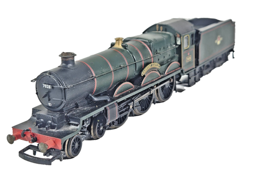 Hornby OO Cadbury Castle Loco 7028 GWR BR Green Steam Loco Tested ...