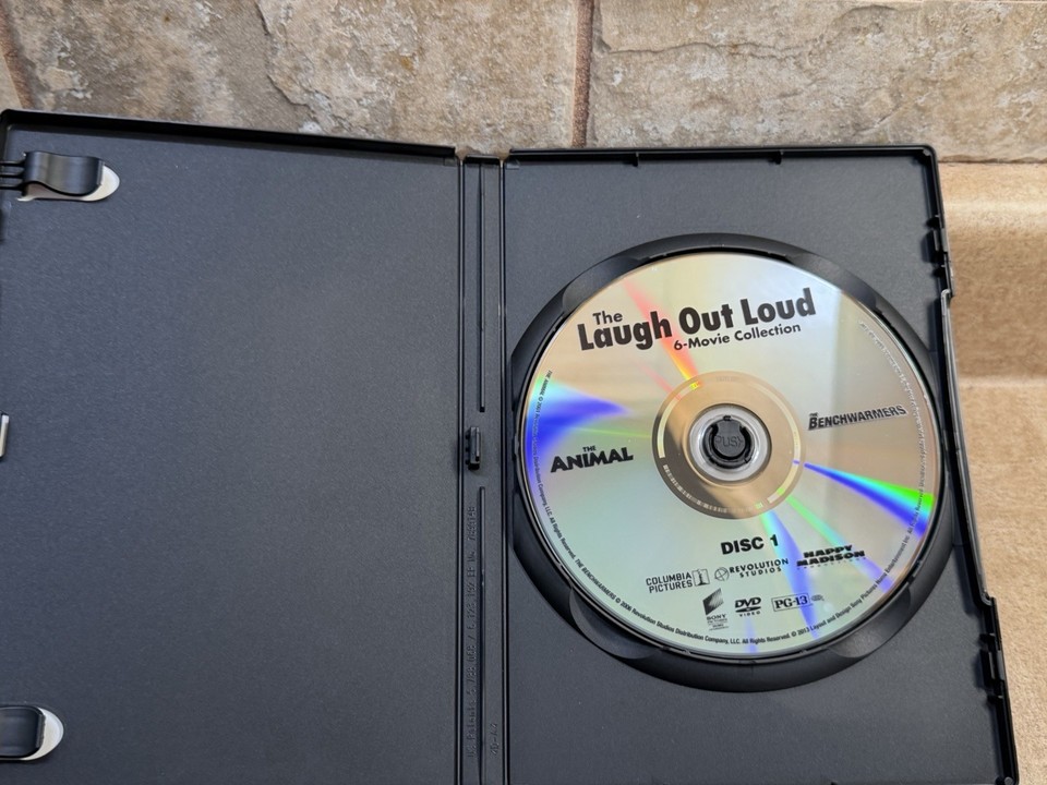 SONY LAUGH LOUD 6-MOVIE ANIMAL BENCHWARMER DEUCE BUNNY JOE DIRT MASTER ...