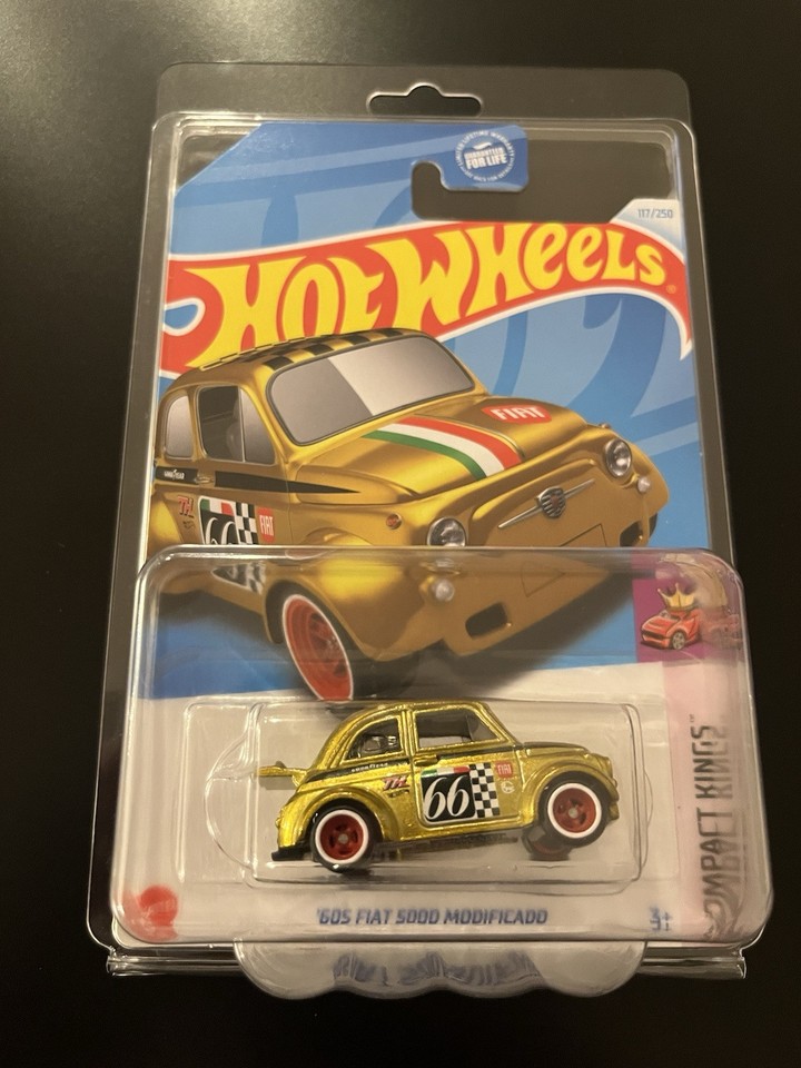 Hot Wheels Super Treasure Hunt '60s Fiat 5000 Modificado - STH - New ...