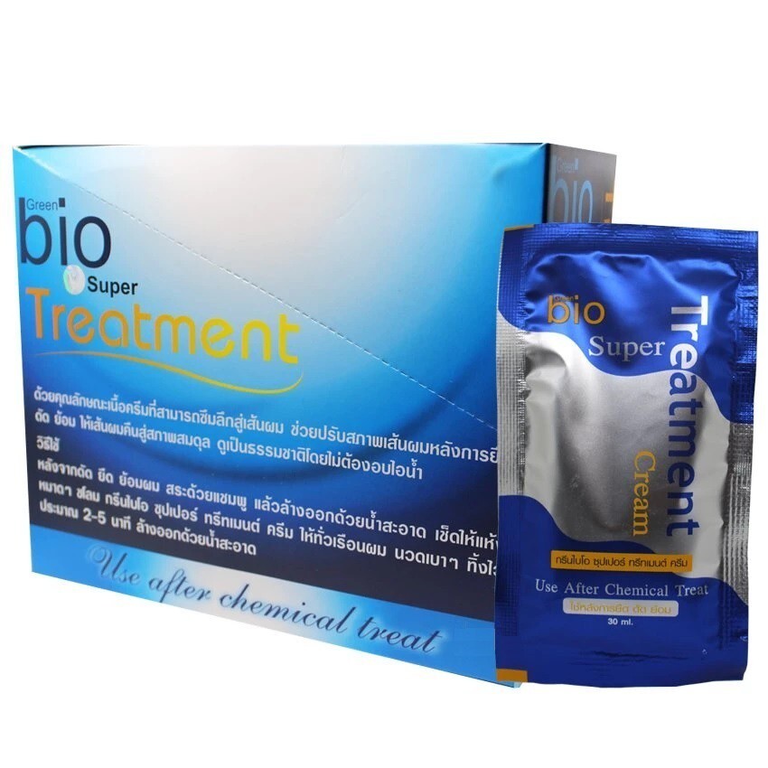 Green Bio Super Treatment Cream Condition Hair After Straightening ...