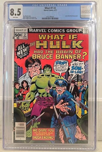 What If? #2 CGC 8.5 VF WP 1977 Marvel Comics Hulk Had Bruce Banner's ...