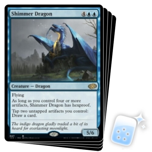 SHIMMER DRAGON X4 Jumpstart 2022 Magic MTG MINT CARD | eBay