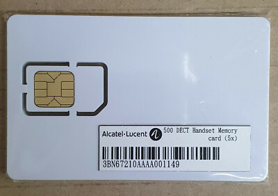 Alcatel-Lucent 500 DECT Handset Memory SIM Card 5er Paket Neu, OVP | eBay