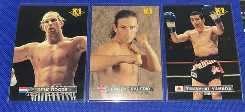 1997 Bandai K-1 Kickboxing 3 Card Lot - Renee Rooze MMA Rookie Card ...