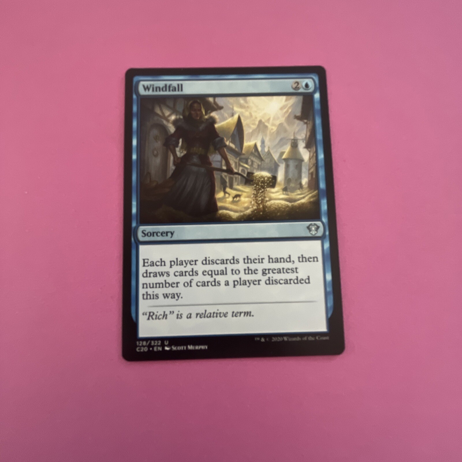 Windfall NM Uncommon Blue Discard Draw Cards Wheel Of Fortune Never ...