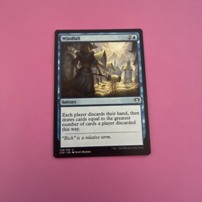 Windfall NM Uncommon Blue Discard Draw Cards Wheel Of Fortune Never ...