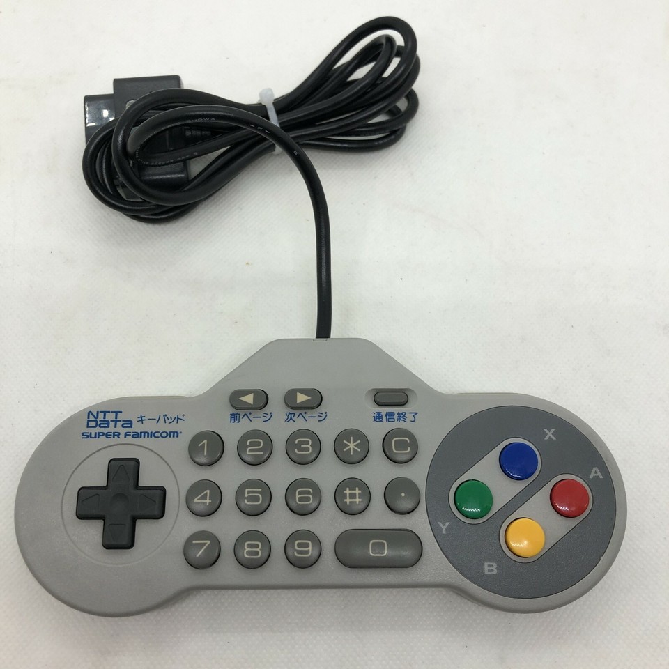 Nintendo Super Famicom NTT DATA KEYPAD NDK10 Controller Only Key pad ...