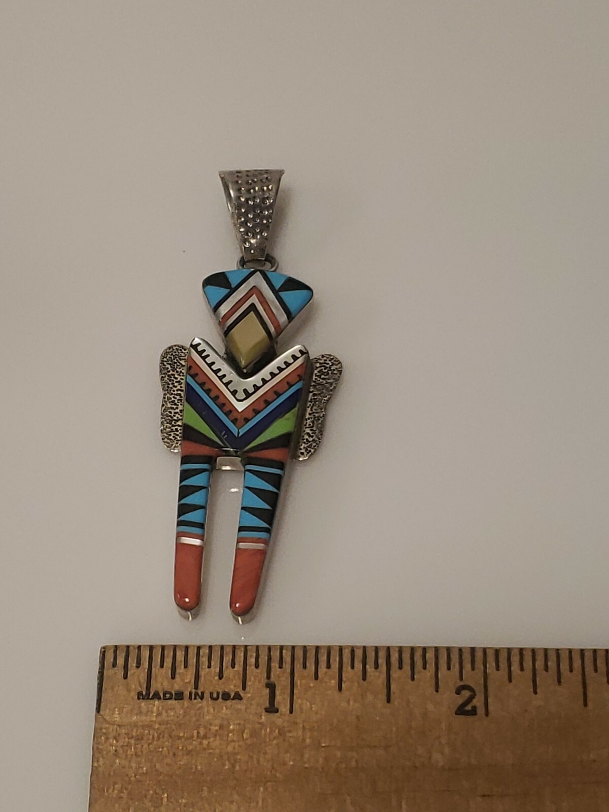 Native American Zuni Signed NB Sterling Silver Micro … - Gem