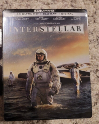 INTERSTELLAR 3-disc 4K UHD Blu-ray Digital Steelbook USA Edition, NOLAN ...