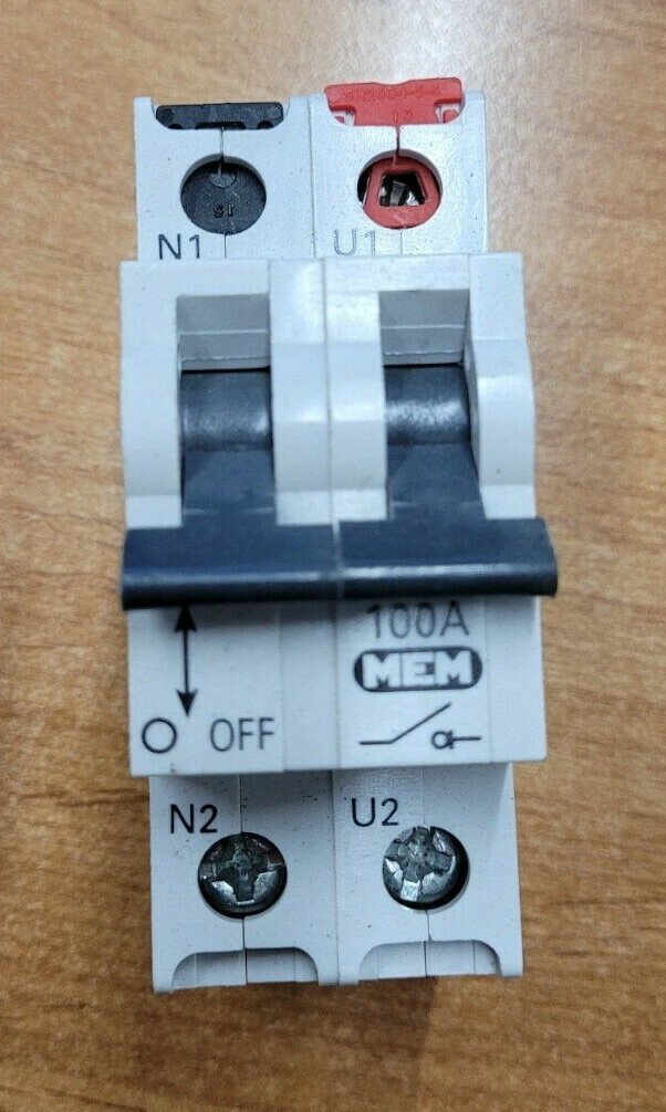 MEM 100 Amp 30mA Double Pole RCD - White (A100HE) for sale online | eBay